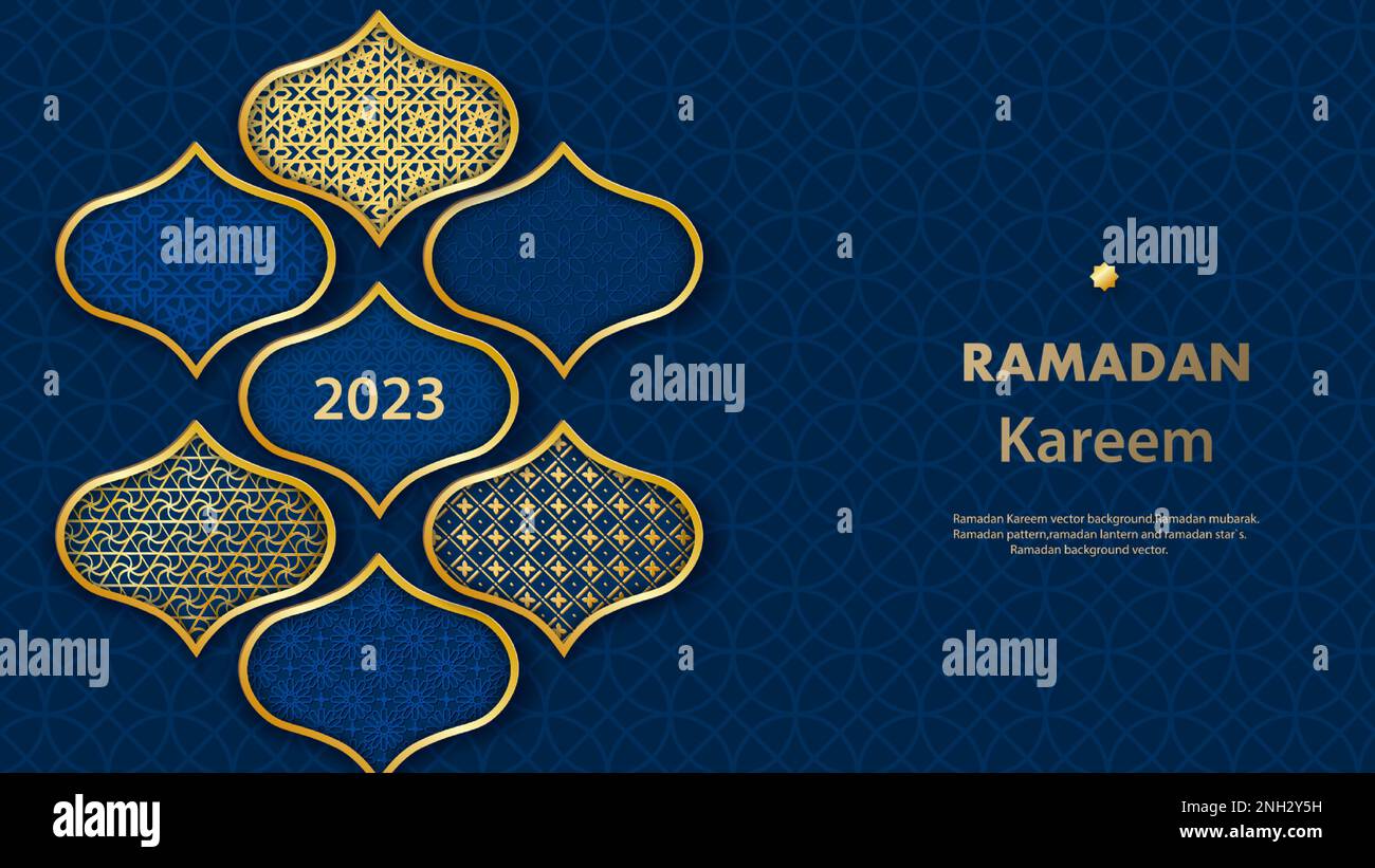 Ramadan Kareem poster. Islamic postcard, poster, banner template ...