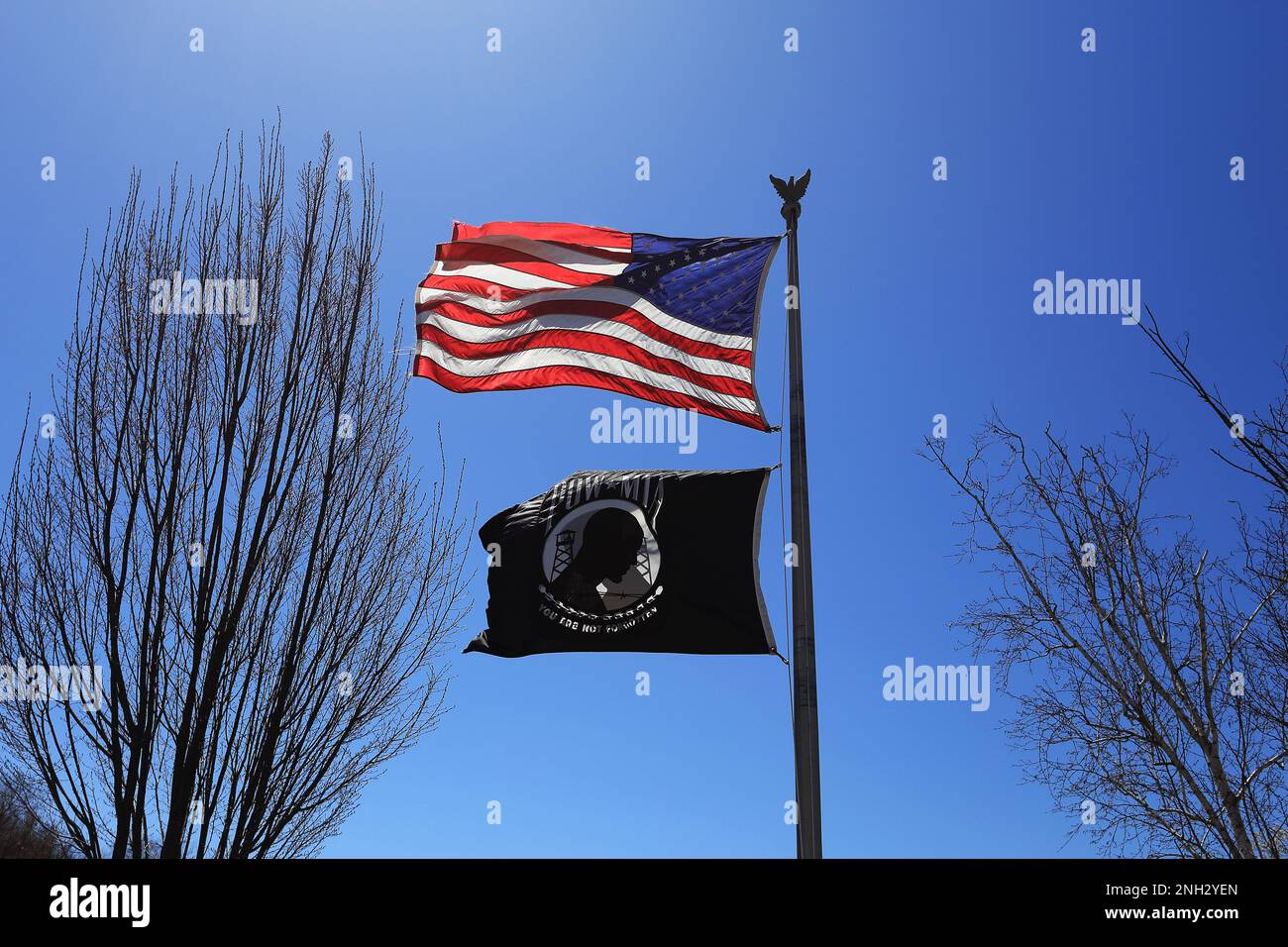 Flags Long Island New York Stock Photo - Alamy
