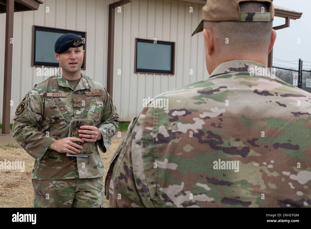 Tech. Sgt. Noah Hyatt, 22nd Security Forces Squadron Kennel Master ...