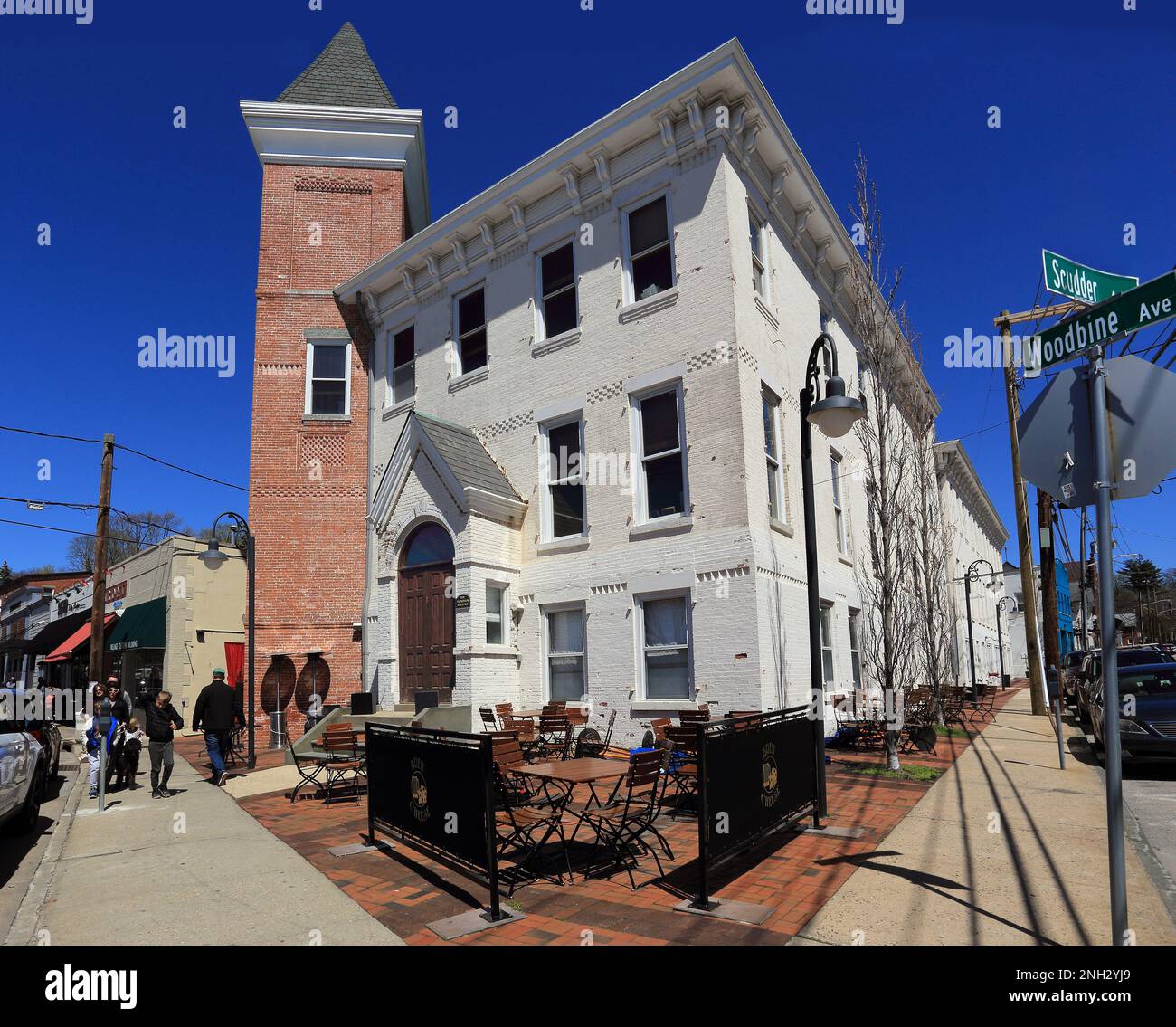 The historic Thompson Building Northport Harbor Long Island New York ...