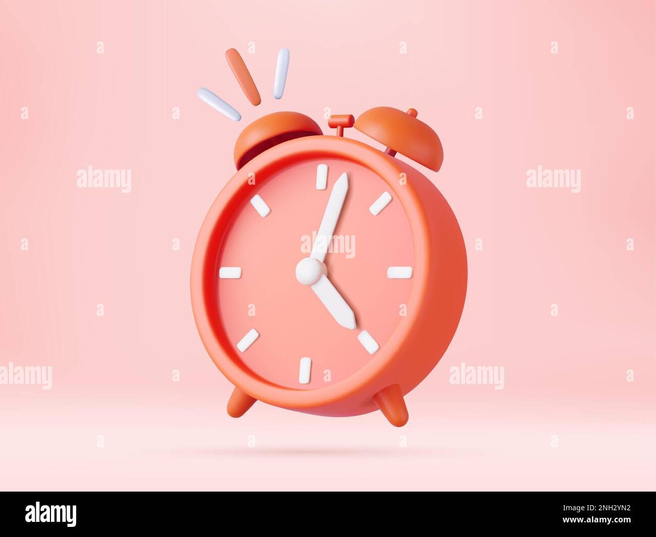 Alarm clock time wakeup Stock Vector Images - Alamy