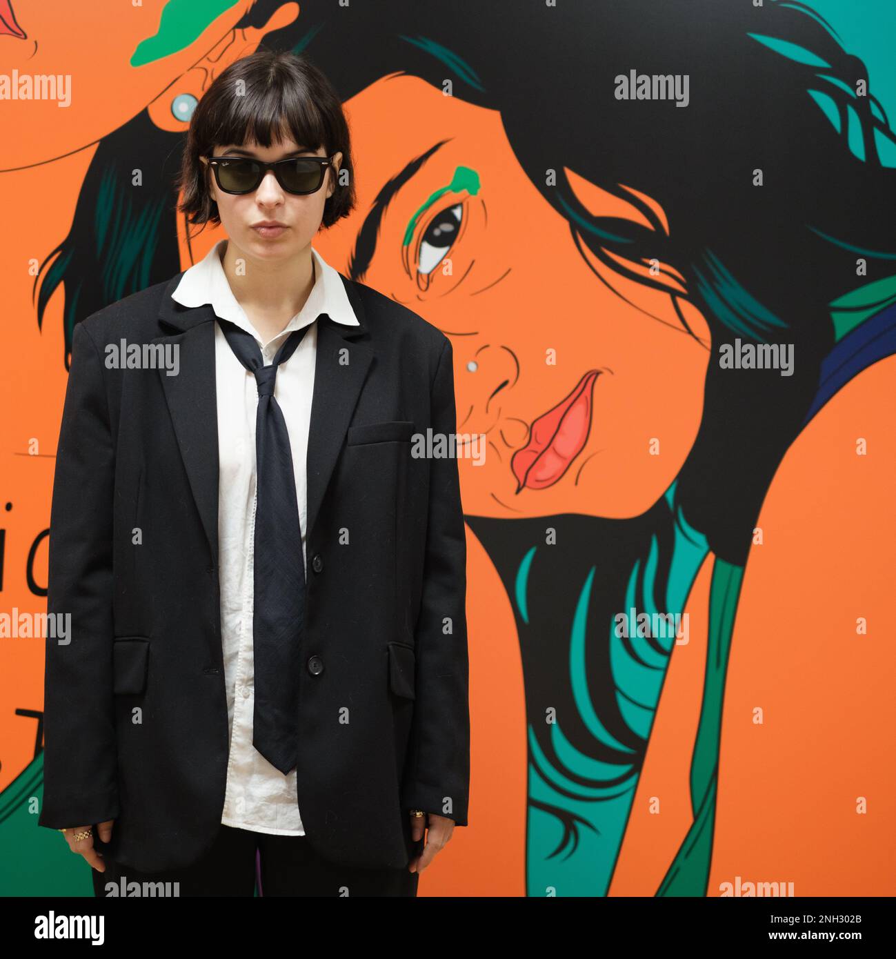 Madrid, Spain. 20th Feb, 2023. Singer Dora Postigo attends the ...