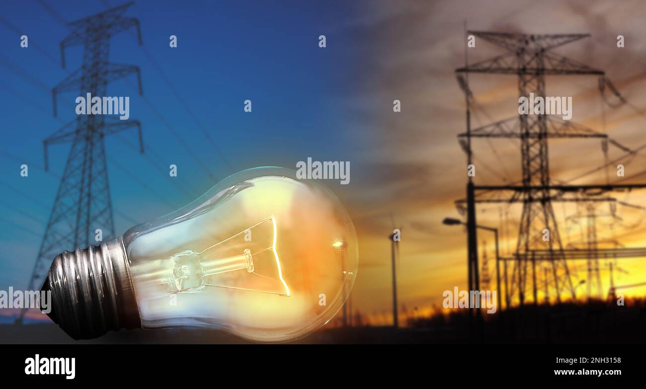 Ukraine energy electricity attack hi-res stock photography and images ...