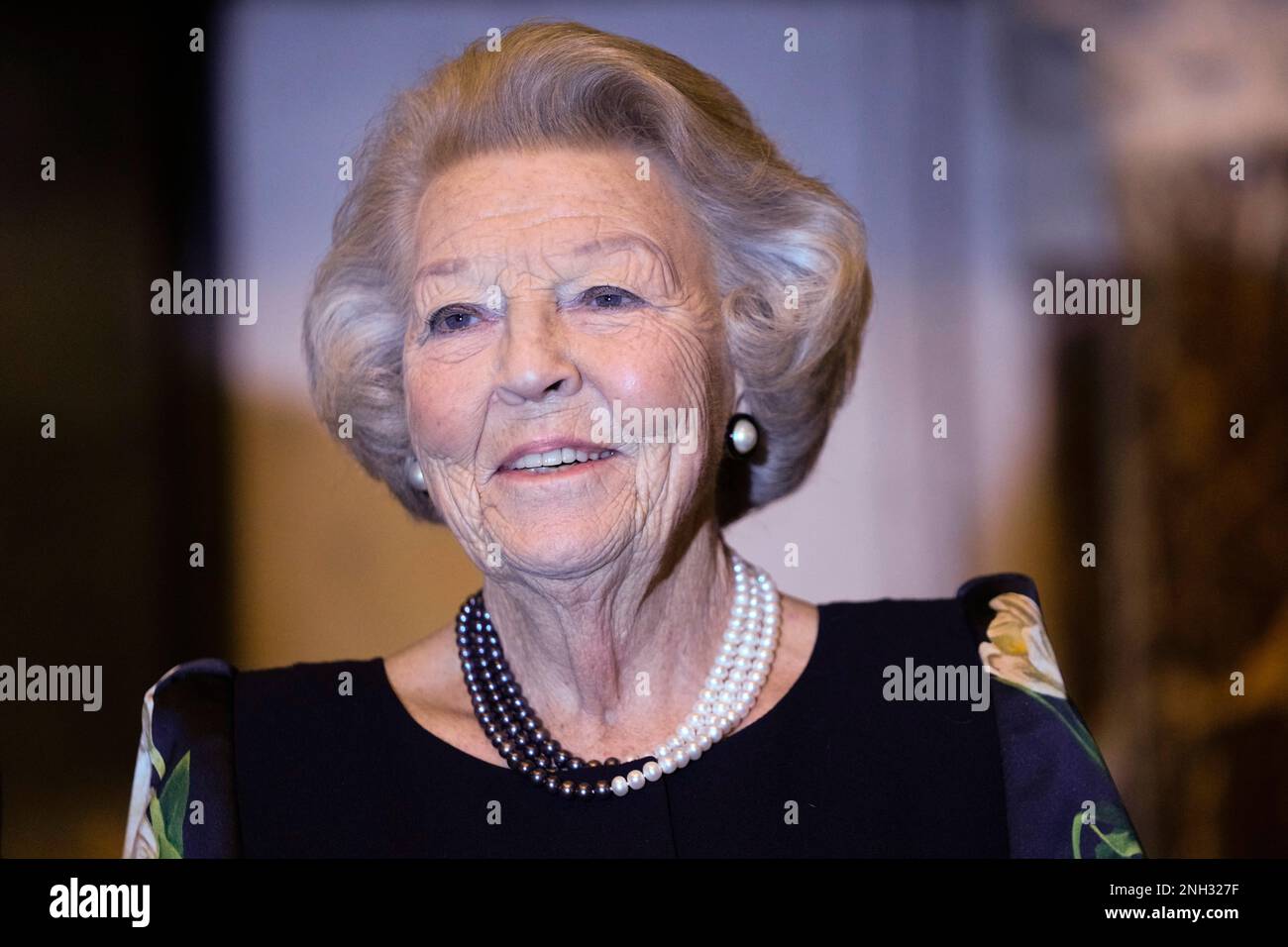 FILE - Dutch Princess Beatrix, former Queen of the Netherlands, smiles ...