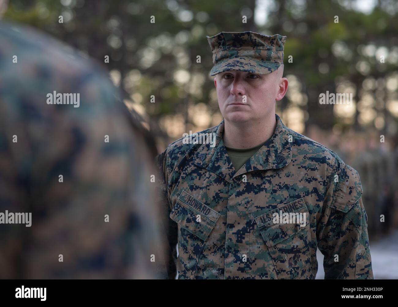 U.S. Marine Corps Sgt. Joseph Howard, a Yonkers, New York native and an ...