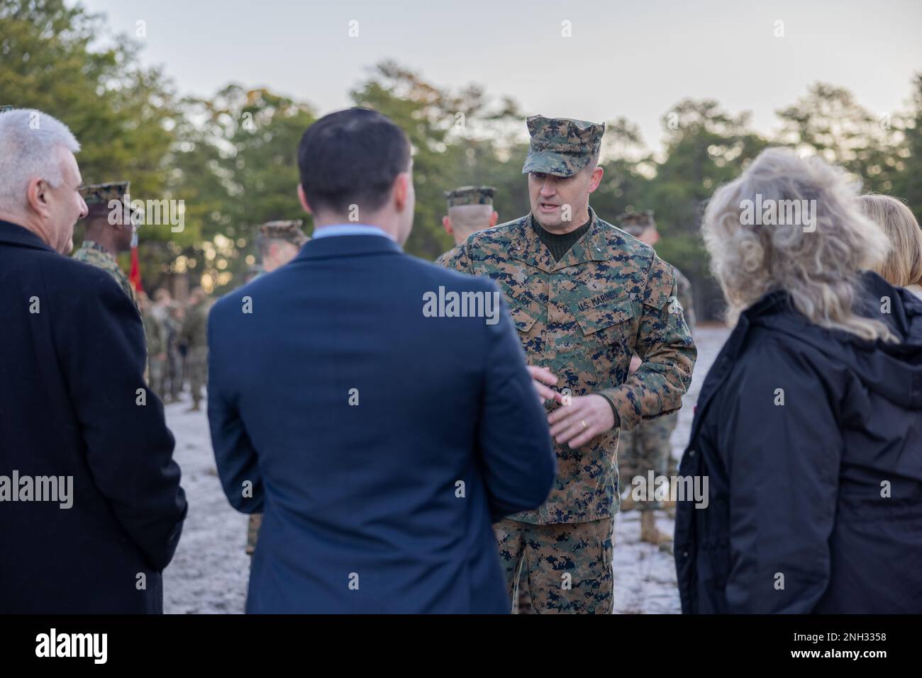 U.S. Marine Corps Brig. Gen. Douglas K. Clark, commanding general of ...
