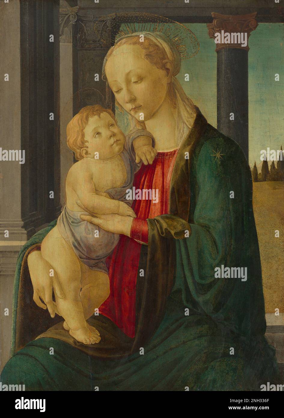 Madonna and child c 1470 by botticelli hi-res stock photography and images - Alamy