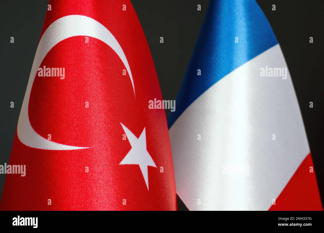 France turkey flag hi-res stock photography and images - Alamy