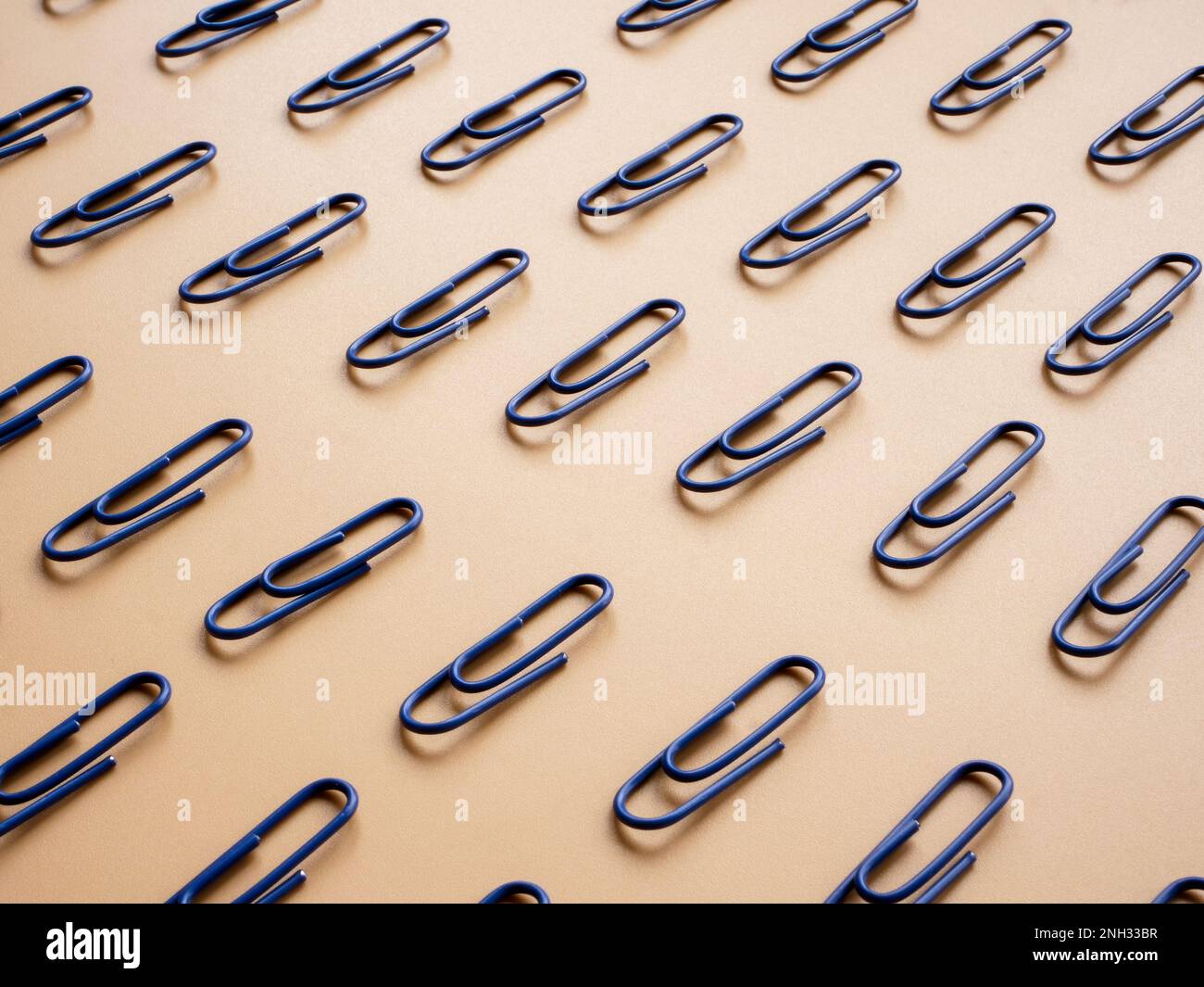 Abstract concept of order and uniformity in the form of rows of paper ...