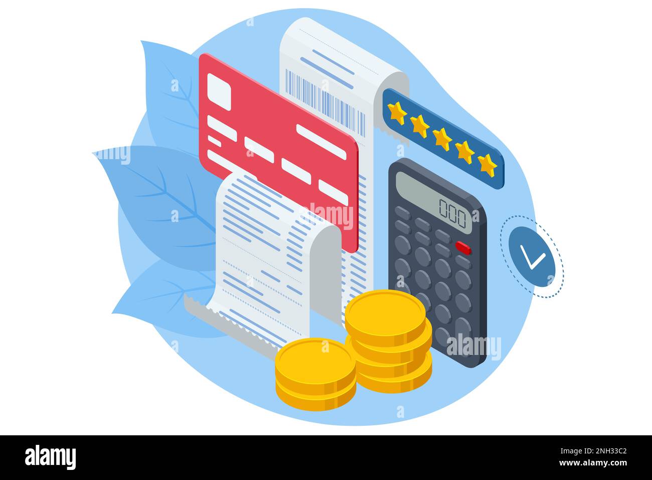Payment Machine or POS Terminal with receipt records, design template ...
