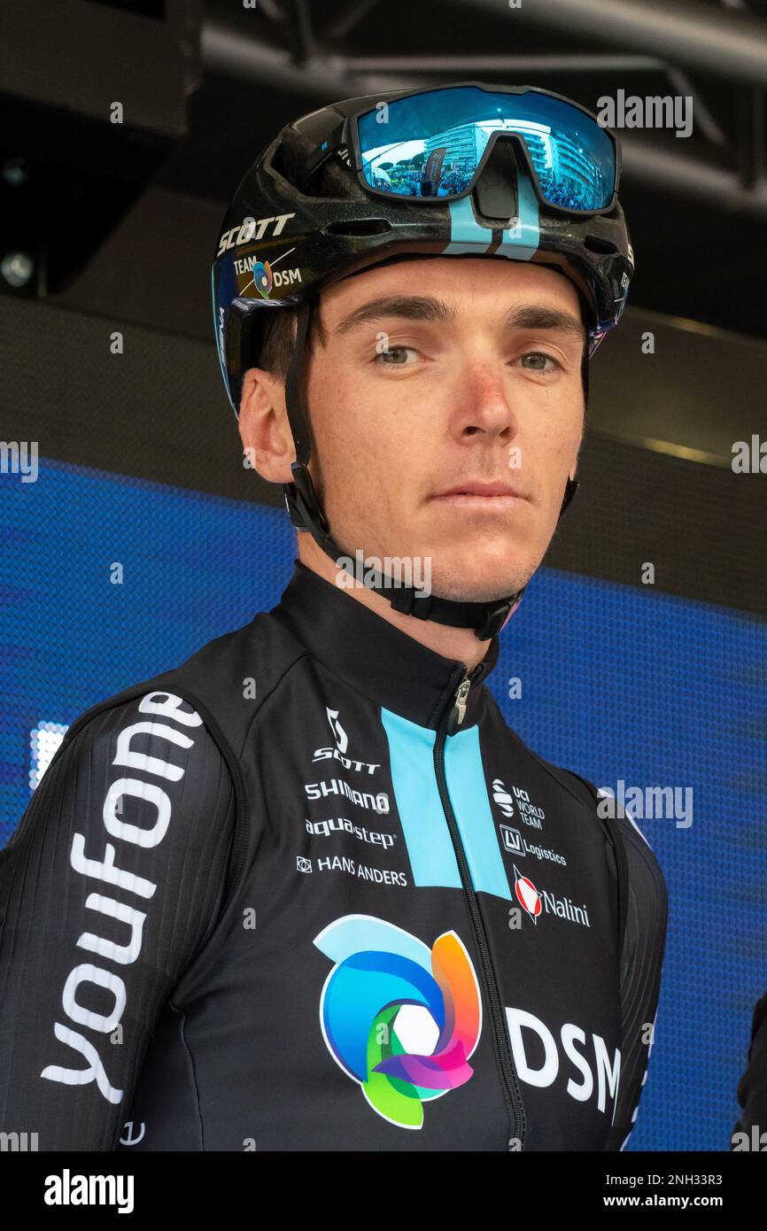French rider Romain Bardet of (Team DSM) seen during the presentation ...