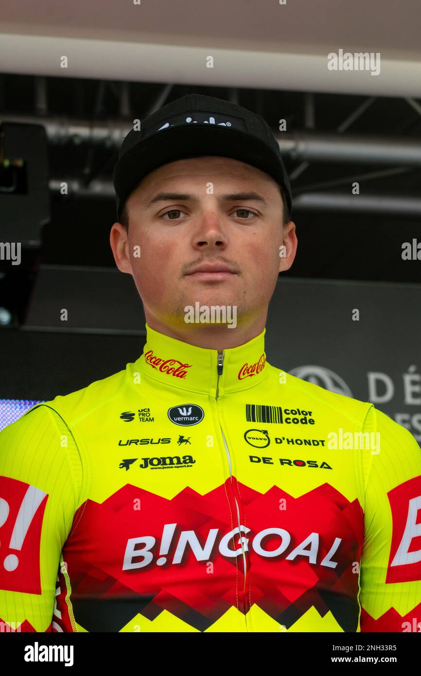Nathan Vandepitte of (team Bingoal-Pauwels sauces-WB) seen during the ...
