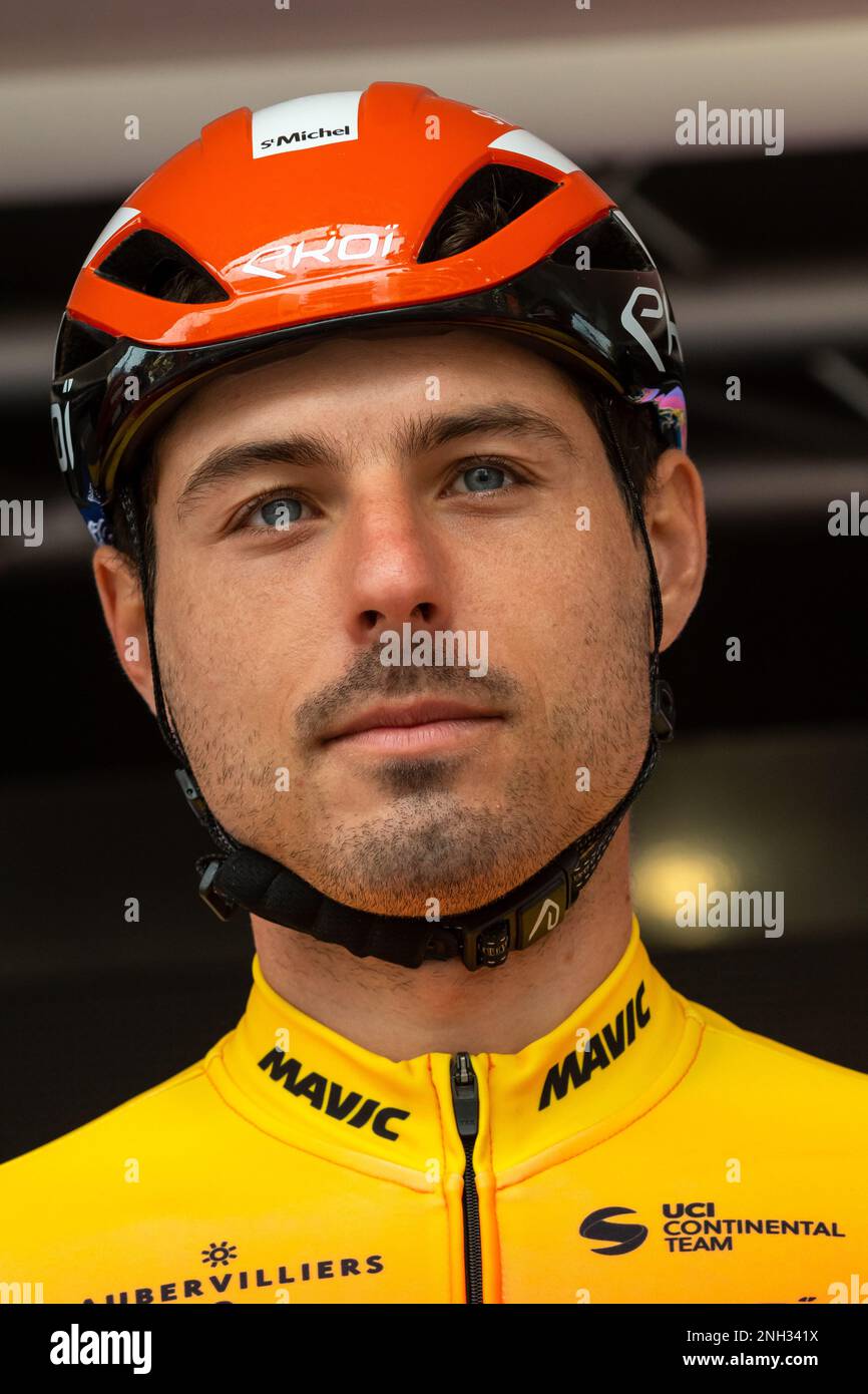 Romain Cardis of (Team St Michel - Mavic - Auber93) seen during the ...