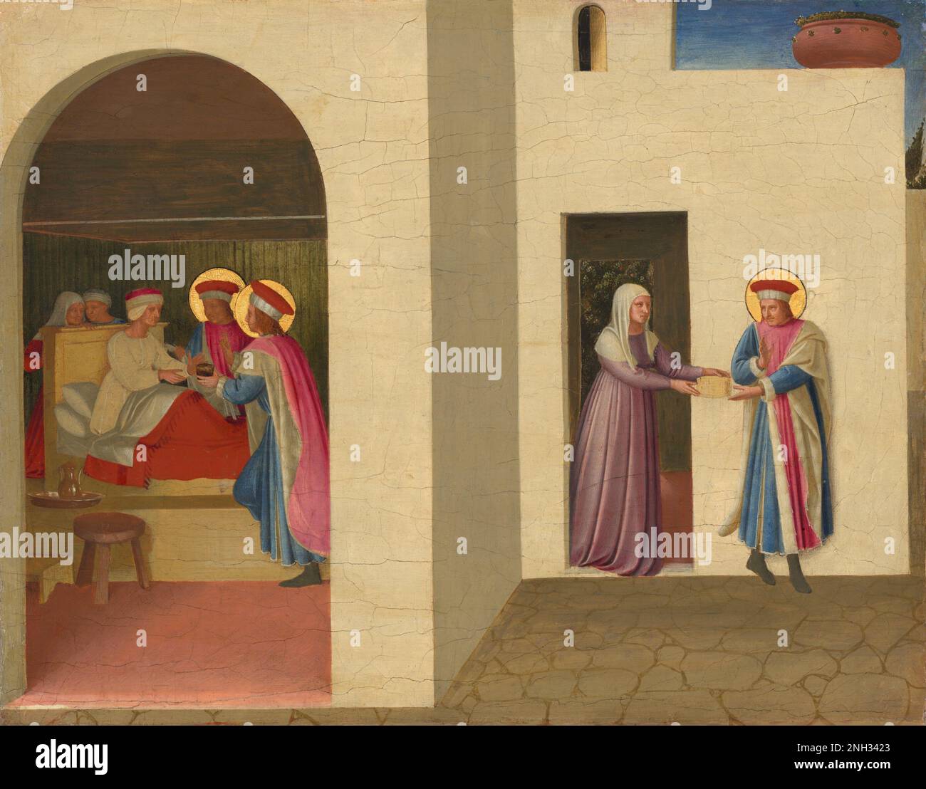 Fra Angelico The Healing of Palladia by Saint Cosmas and Saint Damian c ...
