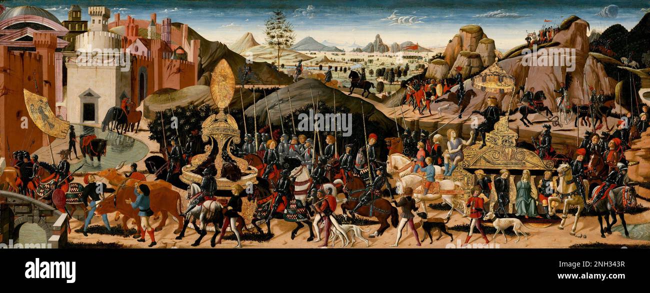 Biagio d'Antonio and Workshop The Triumph of Camillus c. 1470/1475 ...