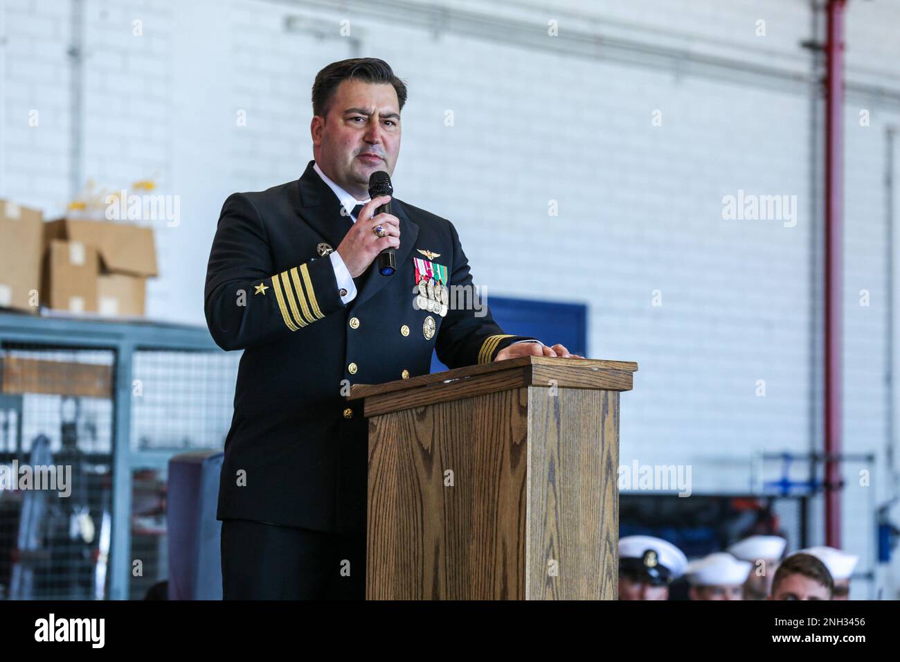 221208-N-YF131-1095 SAN DIEGO (Dec. 8, 2022) Capt. Brannon Bickel ...