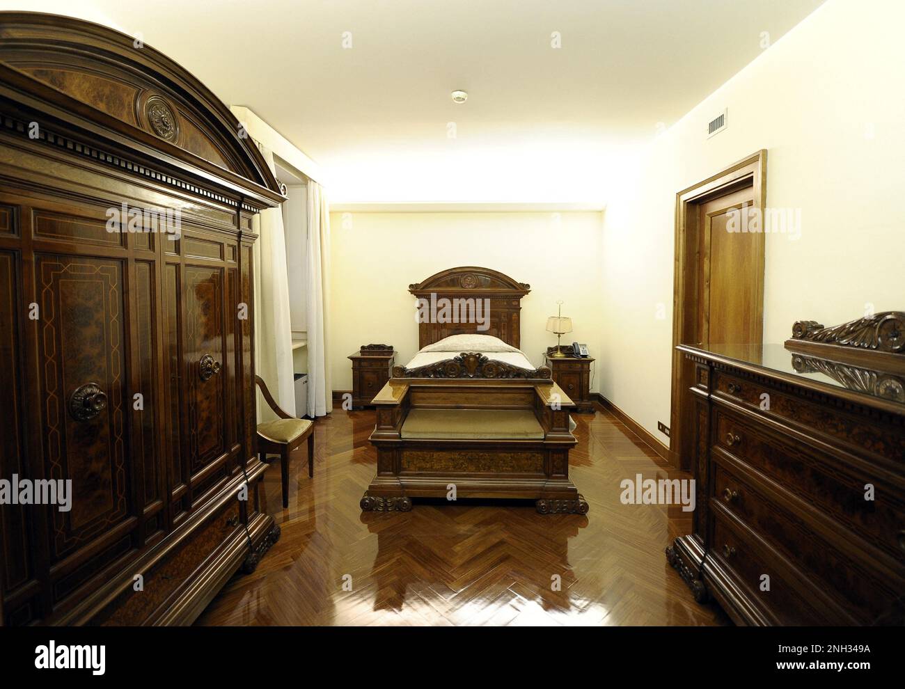 A view of pope Francis's appartment at Santa Marta Residence at the ...