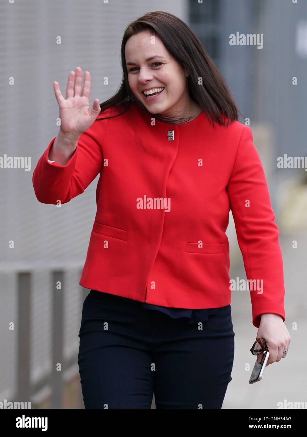 Kate Forbes arrives at BBC studios in Glasgow, she has confirmed she is ...