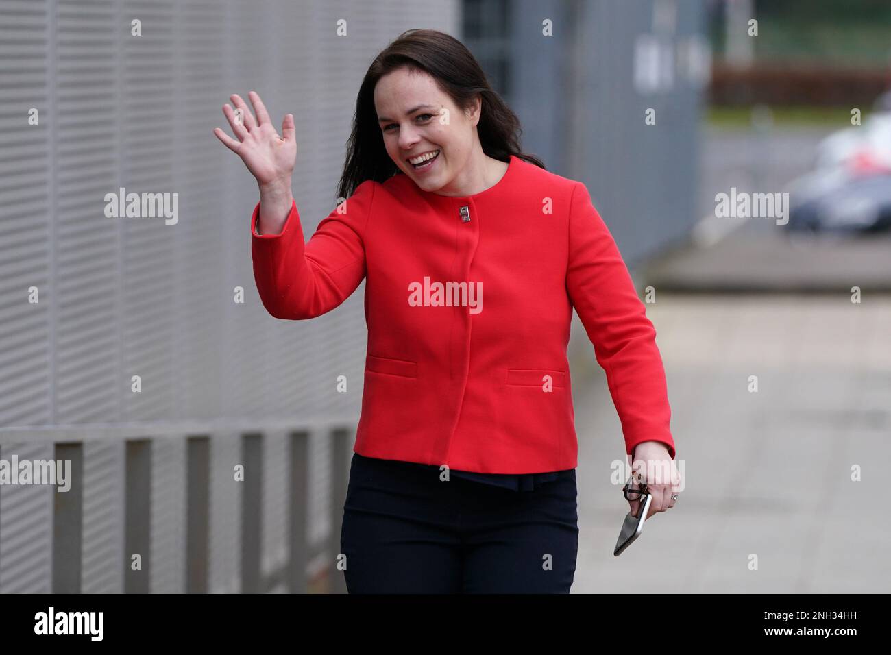 Kate Forbes arrives at BBC studios in Glasgow, she has confirmed she is ...