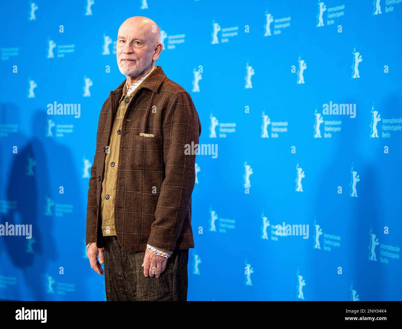 Berlin, Germany. 20th Feb, 2023. John Malkovich, US actor, arrives for ...