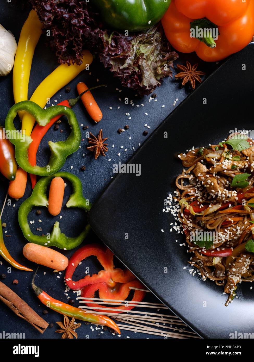 Asian food art hi-res stock photography and images - Alamy