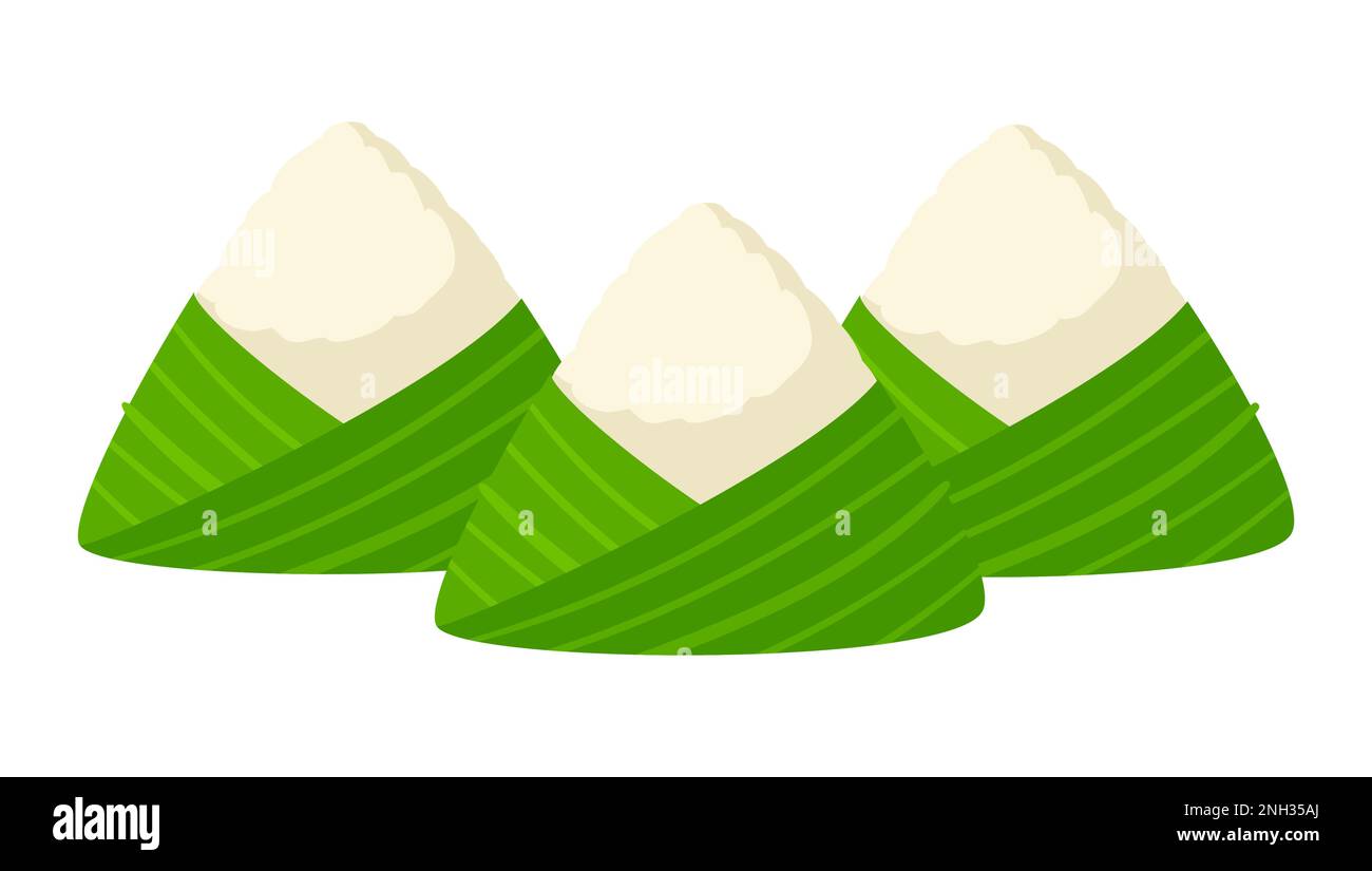 Wrapped rice dumplings. Duanwu holiday. Chinese Dragon Boat Festival ...