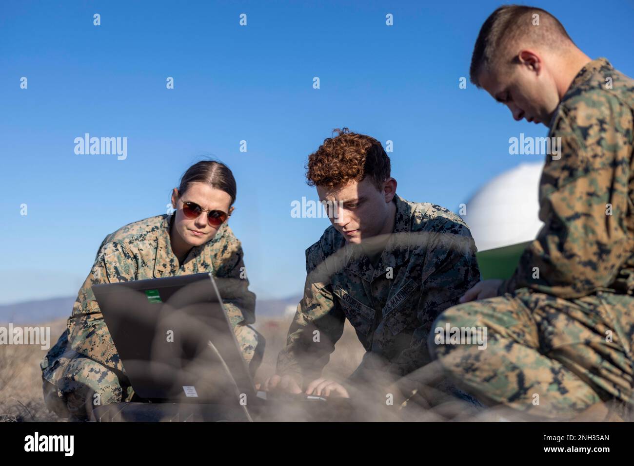 U.S. Marines with 1st Intelligence Battalion, I Marine Expeditionary ...