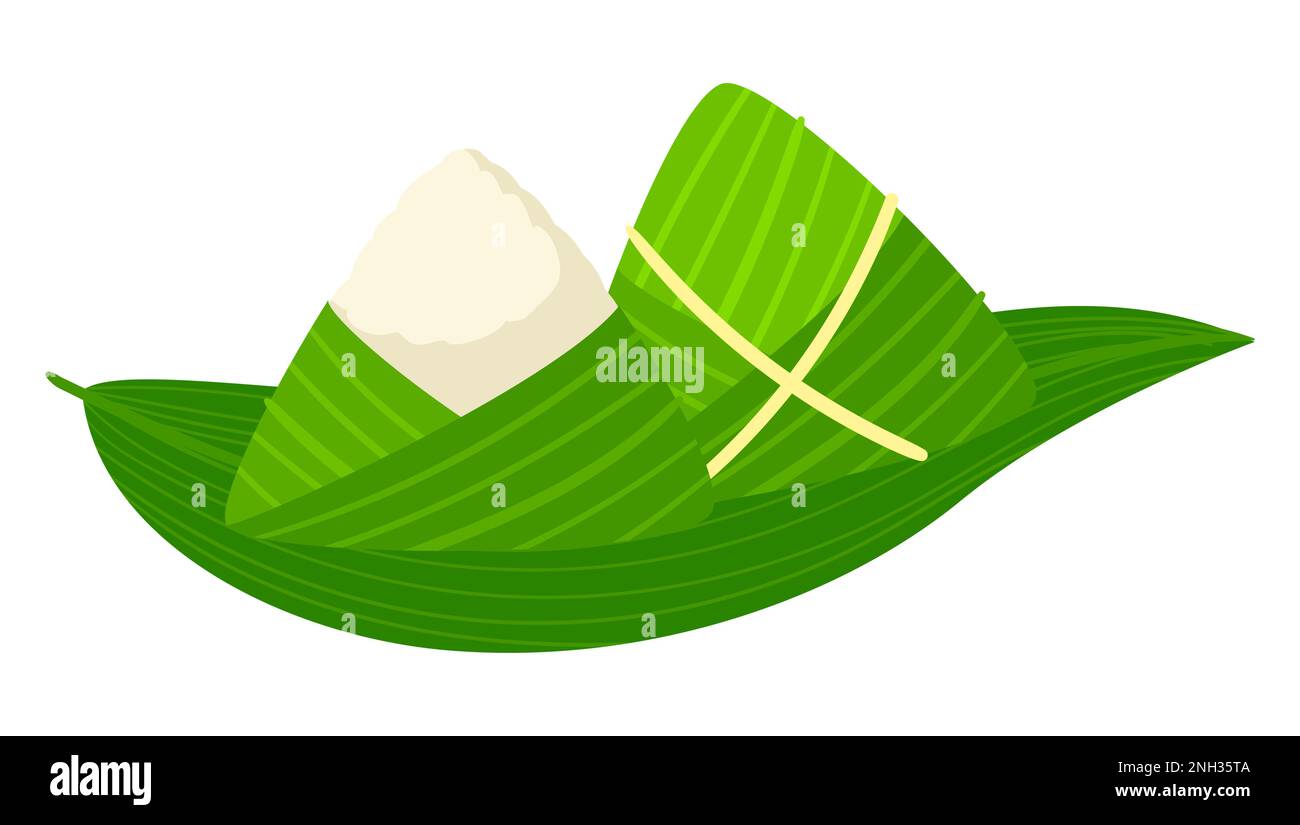 Wrapped rice dumplings. Duanwu holiday. Chinese Dragon Boat Festival ...