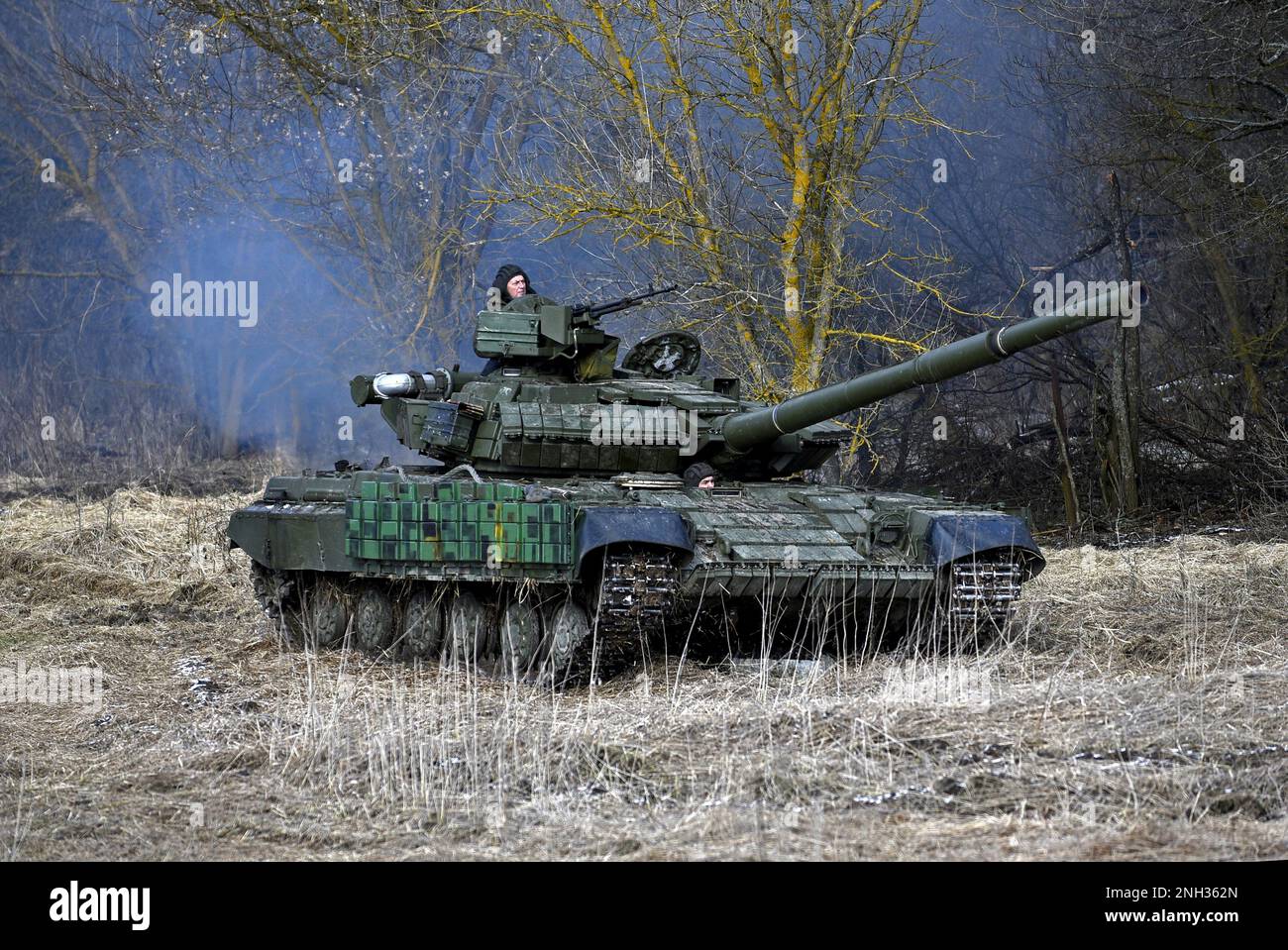 KYIV REGION, UKRAINE - FEBRUARY 20, 2023 - Large-scale military ...