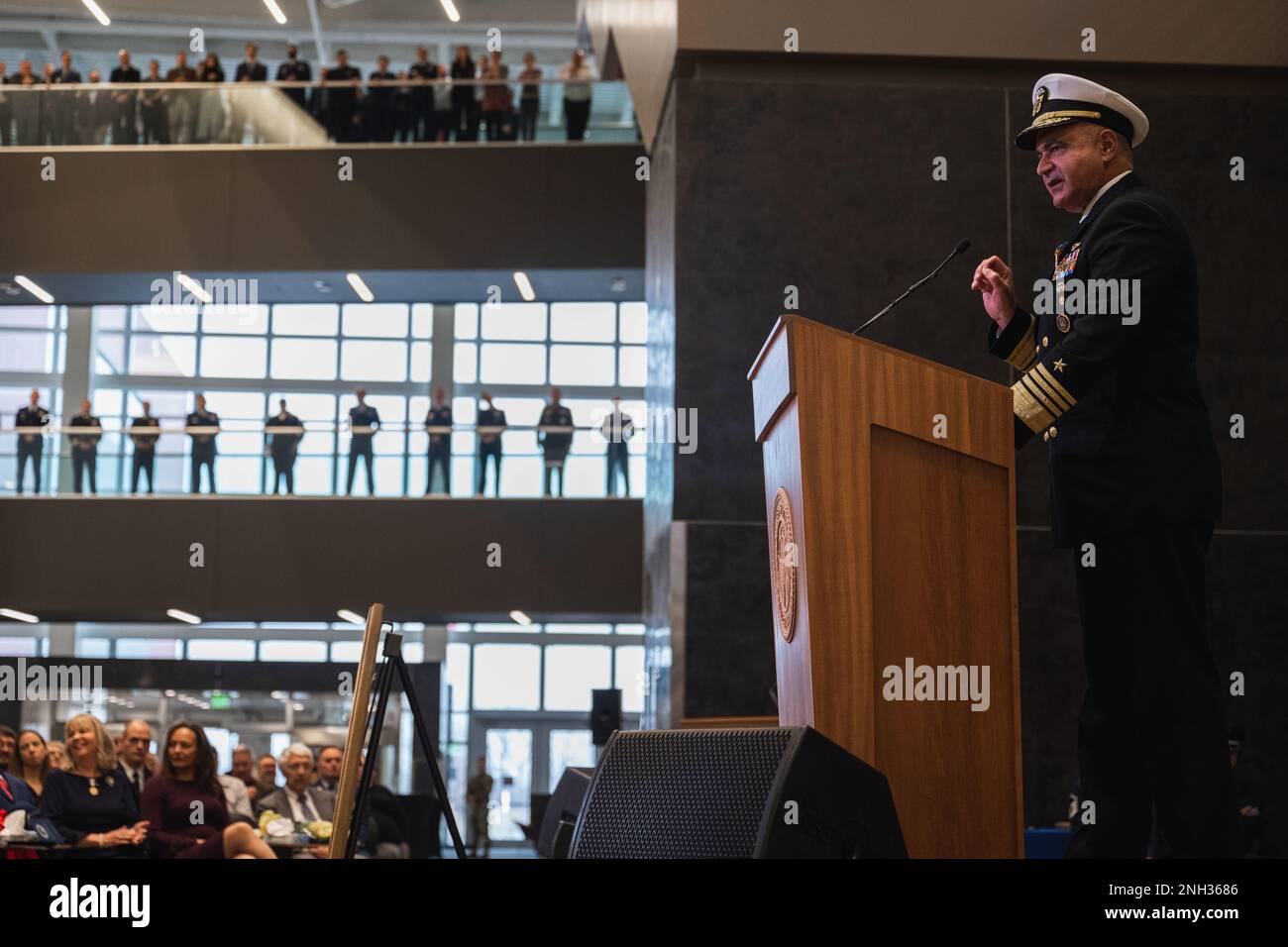 Outgoing U.S. Strategic Command Commander U.S. Navy Adm. Charles “Chas ...