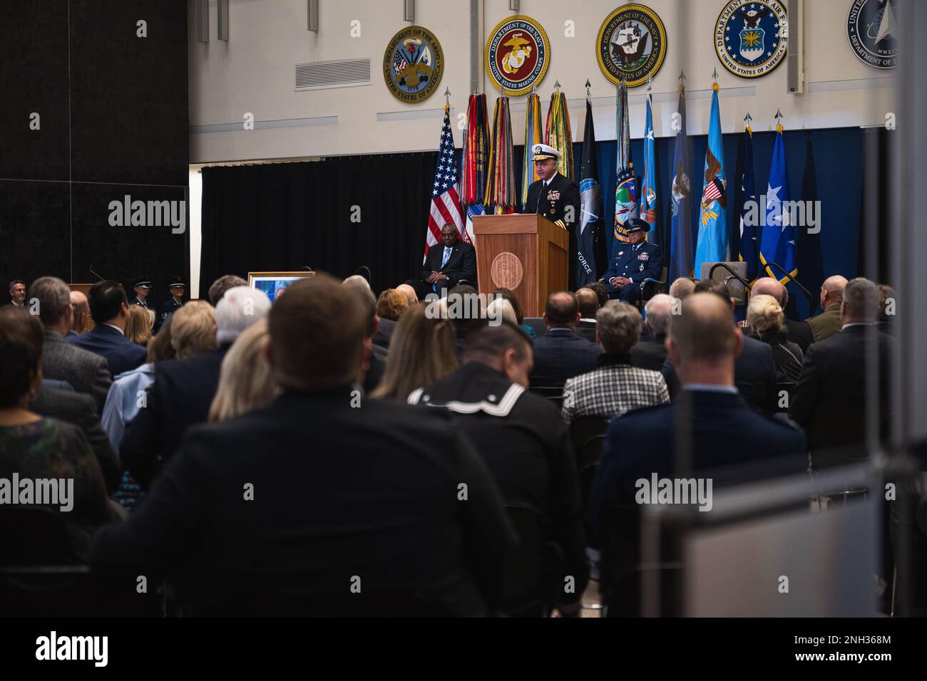 Outgoing U.S. Strategic Command Commander U.S. Navy Adm. Charles “Chas ...