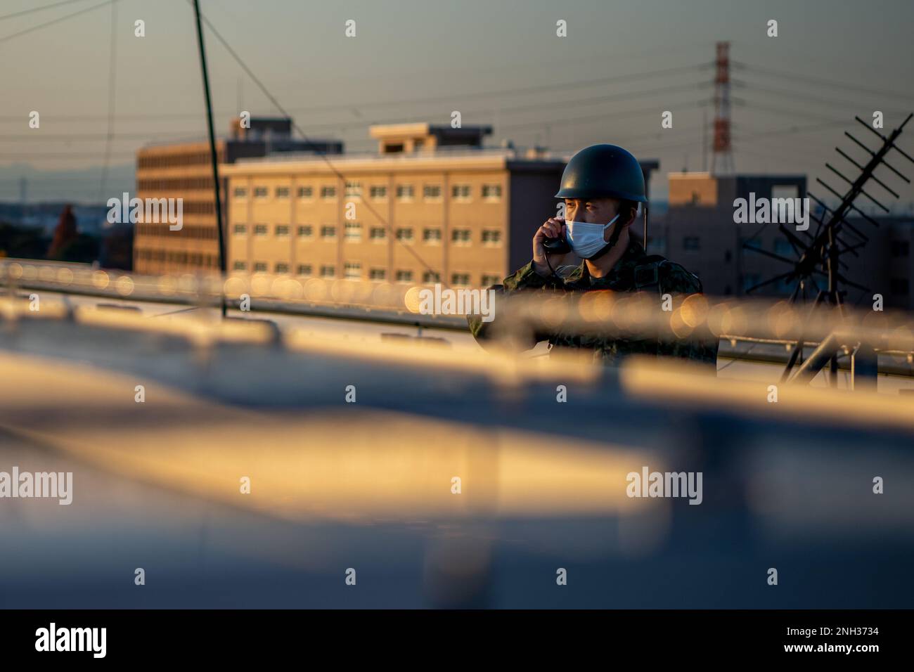Japan Ground Self-Defense Force Member Master Sgt. Takaaki Fujihira ...