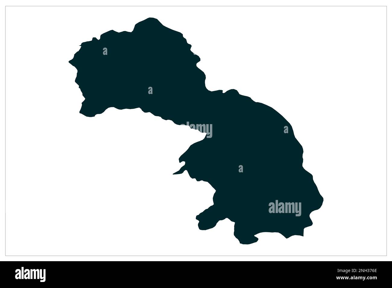 Kukes Map illustration on white background , Kukes Map illustration ...