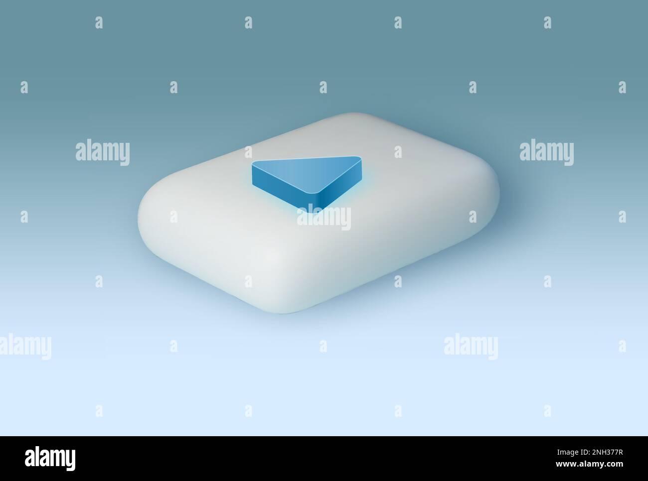 3d Realistic Play button vector illustration Stock Vector Image & Art ...