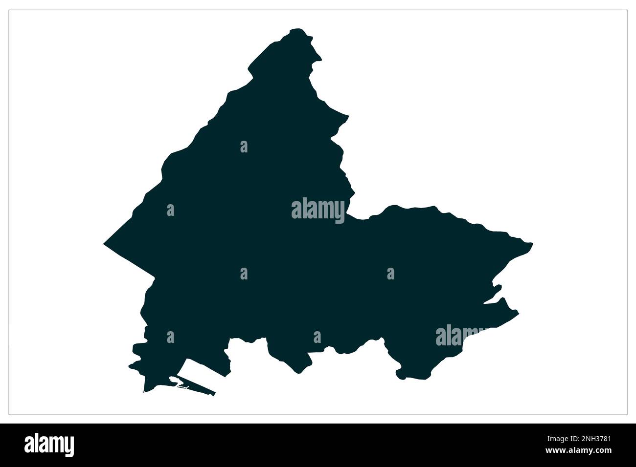 Shkoder map illustration on white background , Shkoder Map illustration ...