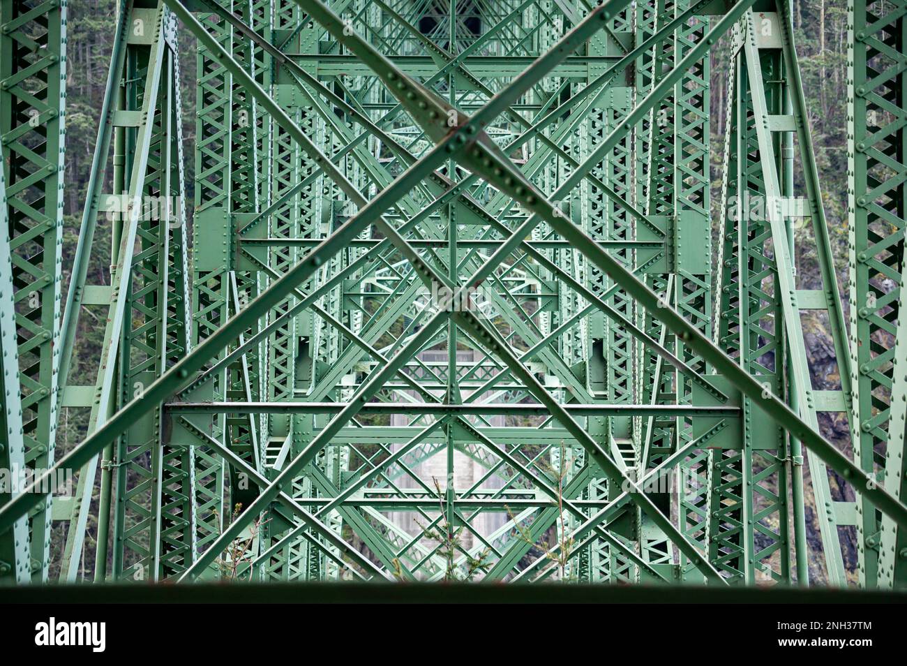 Views of the Deception Pass Bridge, Washington State USA Stock Photo ...