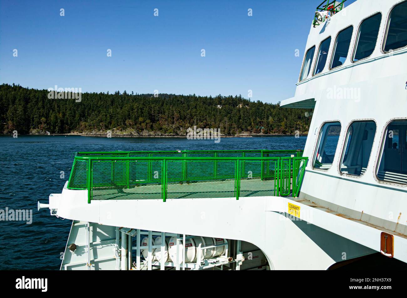 Seattle bound ferry Stock Photo - Alamy