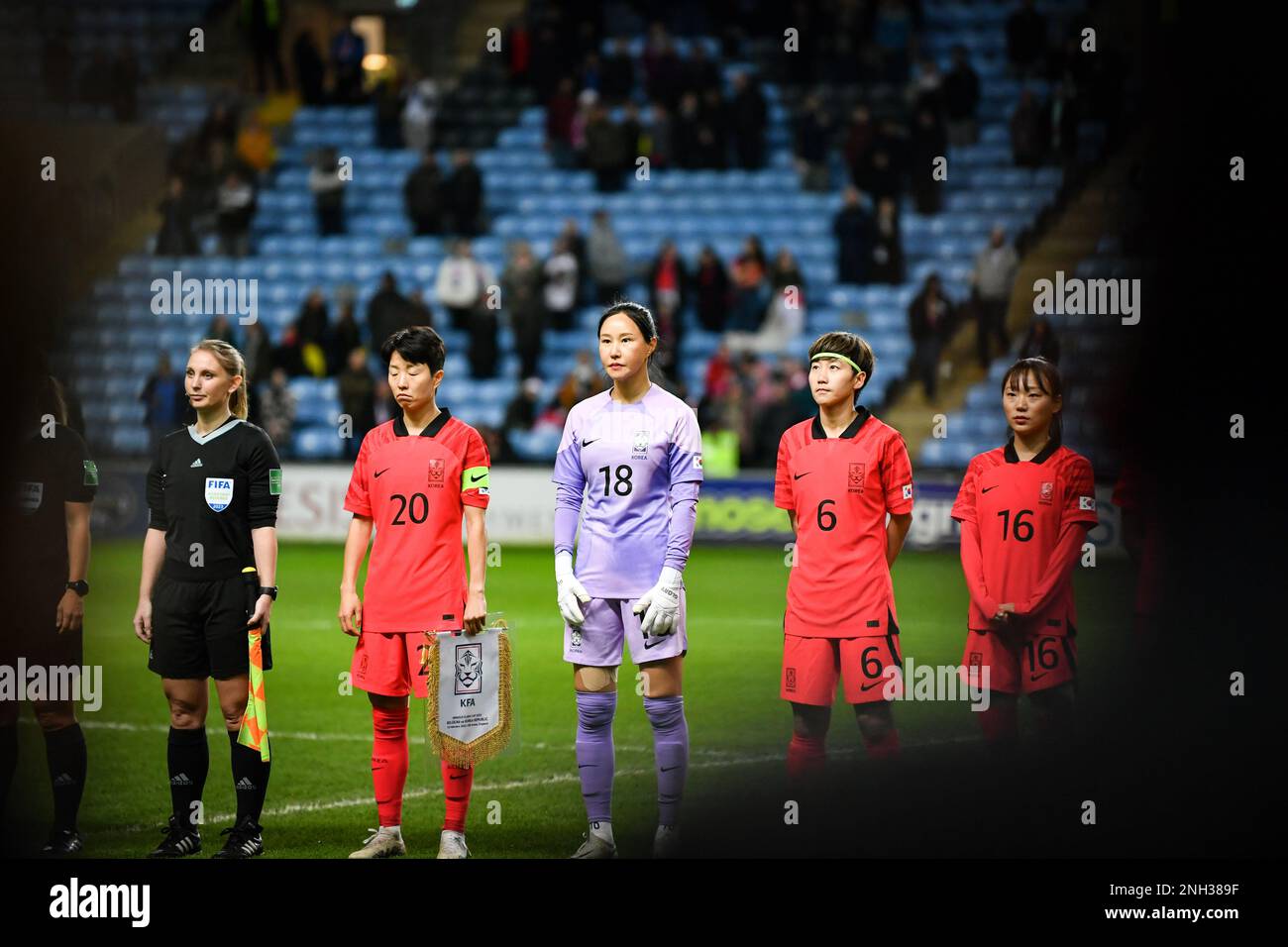 CBS Arena, Coventry, UK. 19th Feb, 2023. Arnold Clark Cup Football ...