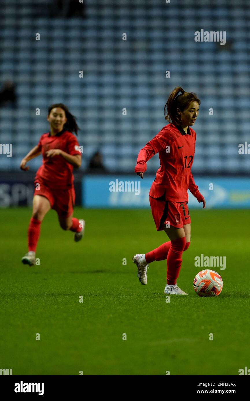 CBS Arena, Coventry, UK. 19th Feb, 2023. Arnold Clark Cup Football ...
