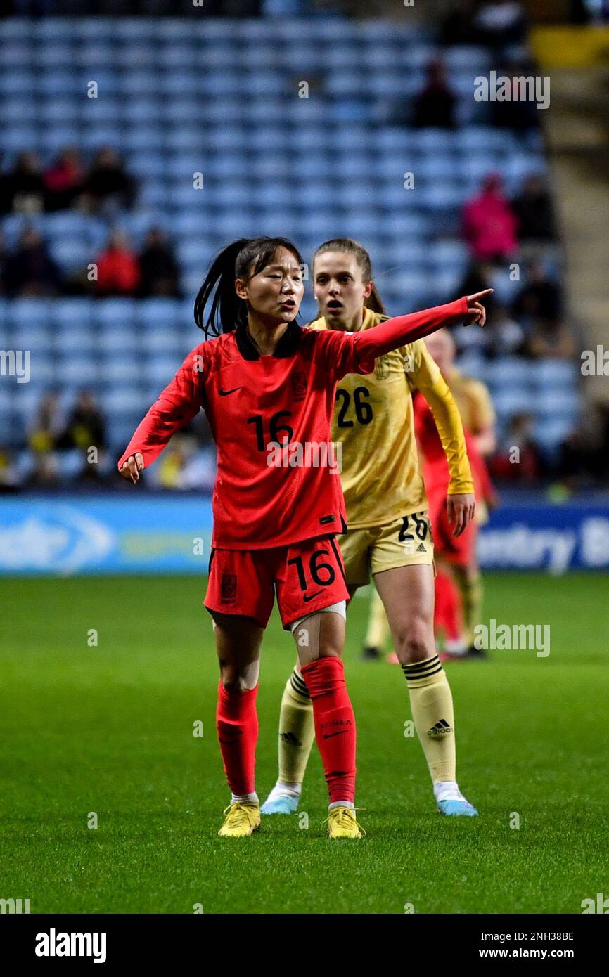 CBS Arena, Coventry, UK. 19th Feb, 2023. Arnold Clark Cup Football ...