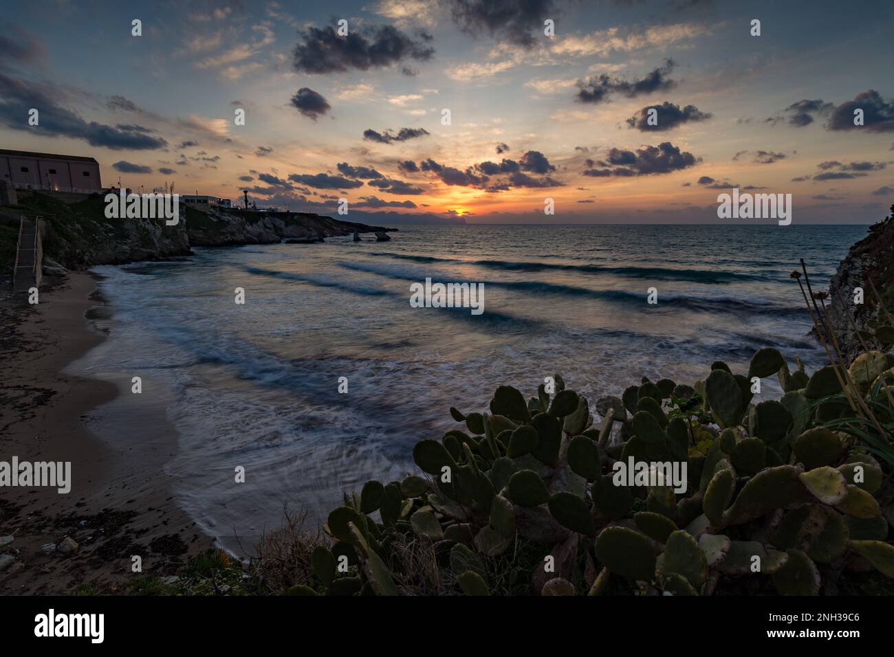 Terrasini stacks sunset hi-res stock photography and images - Alamy