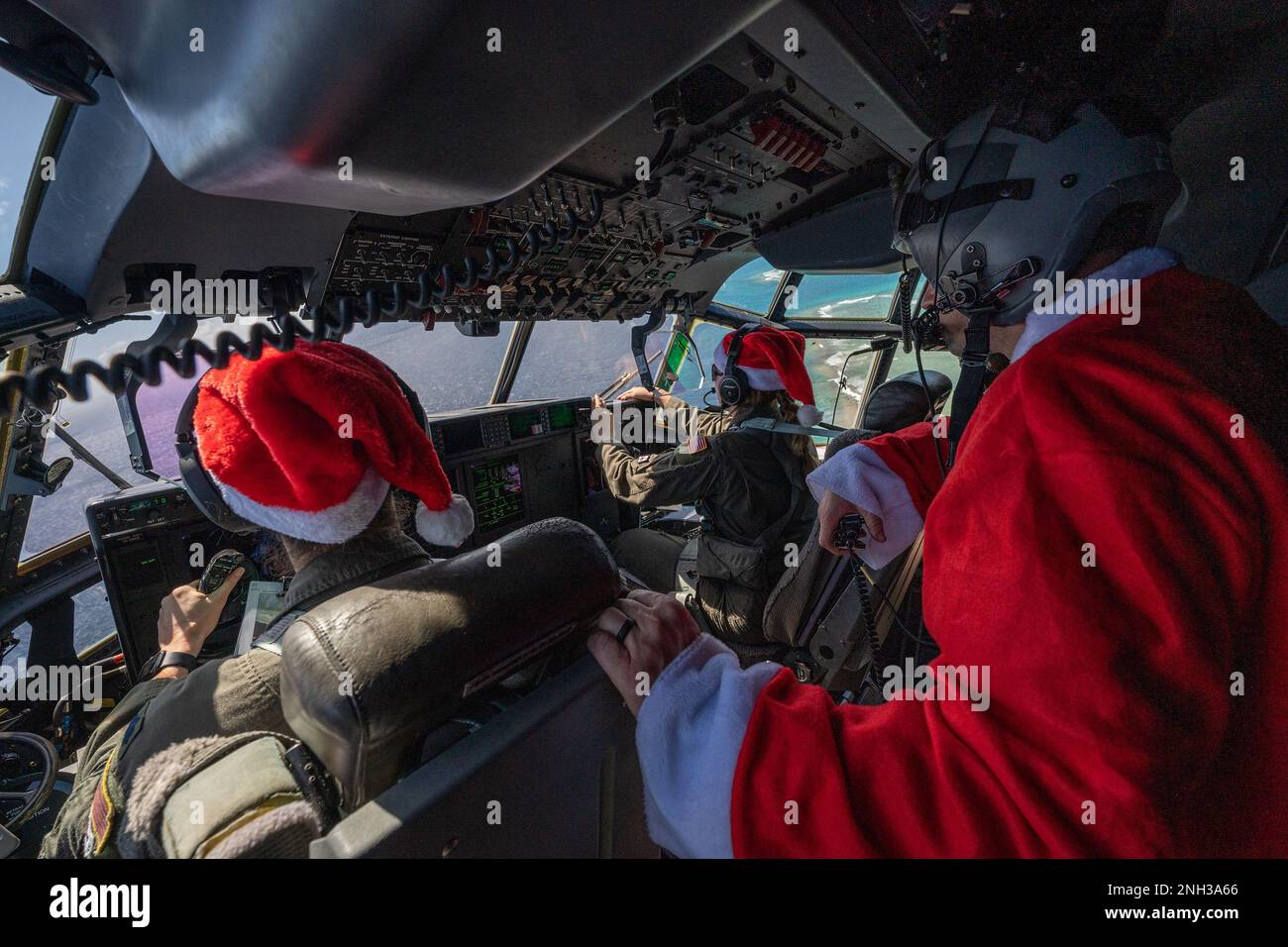 (Left to right) Lt. Col. Kira Coffey, 36th Expeditionary Airlift ...
