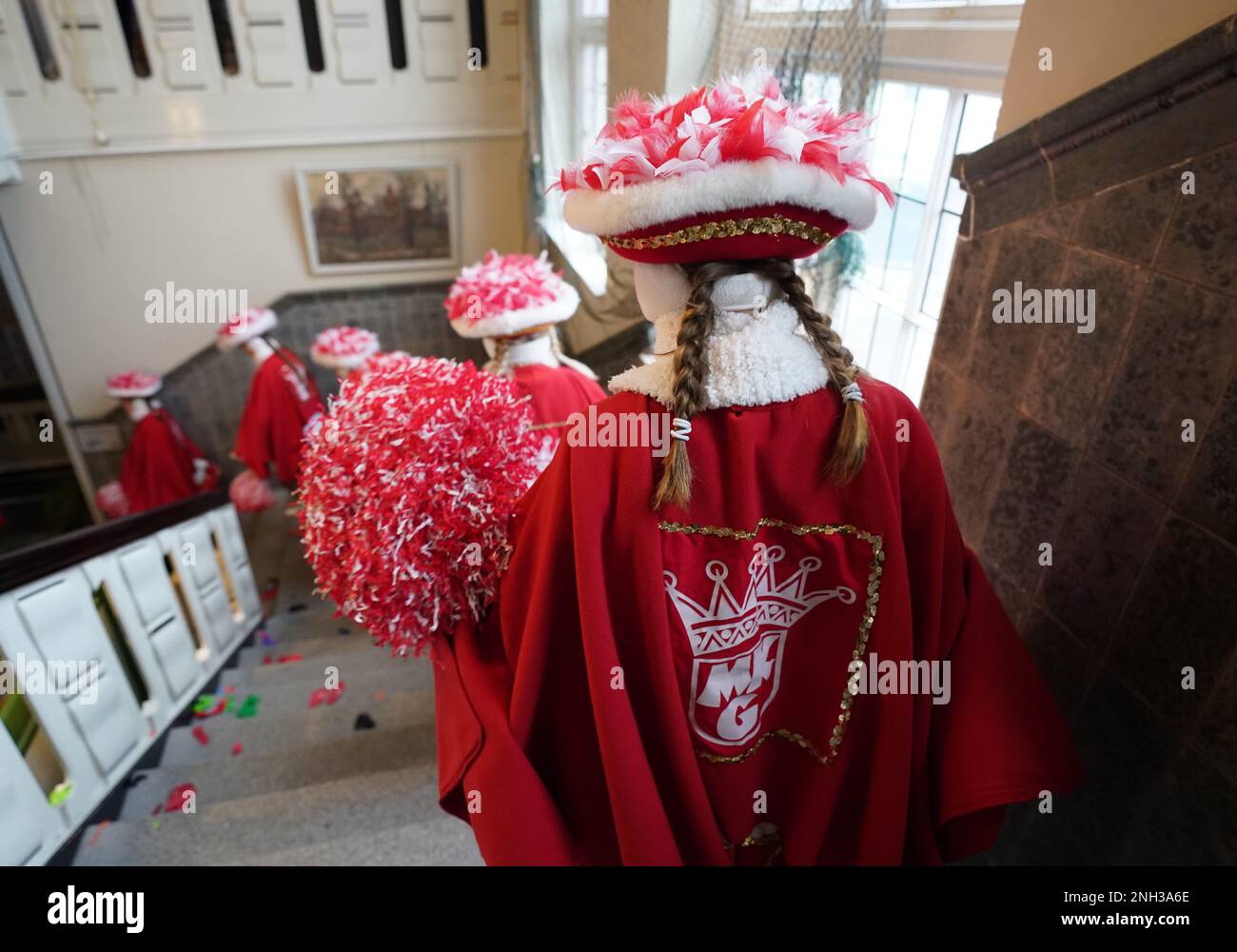 Marne, Germany. 20th Feb, 2023. The Funkenmariechen of the Marner ...