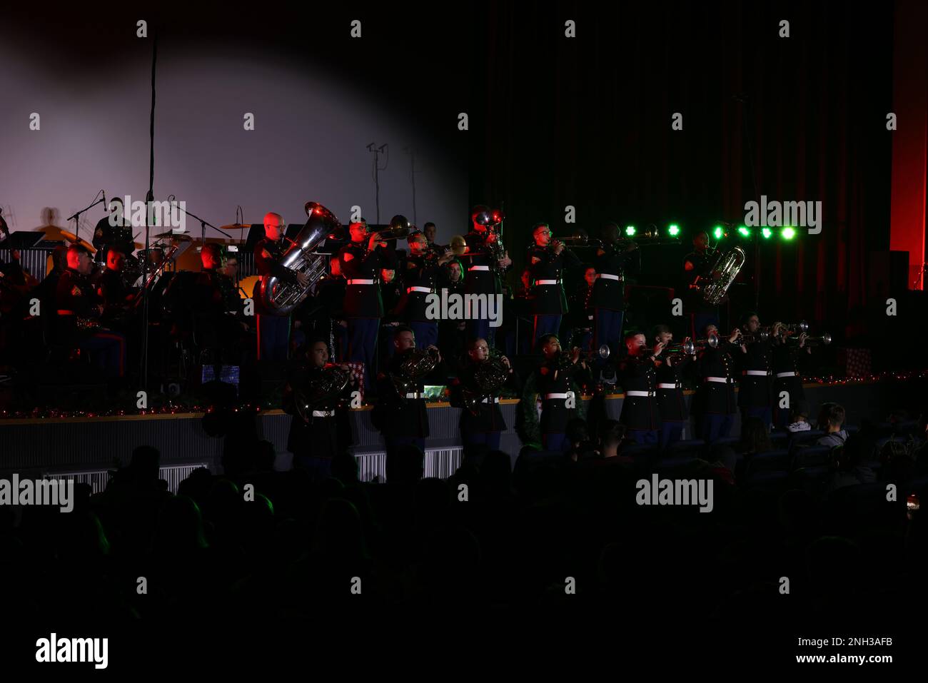U.S. Marines with the III Marine Expeditionary Force Band perform ‘The ...