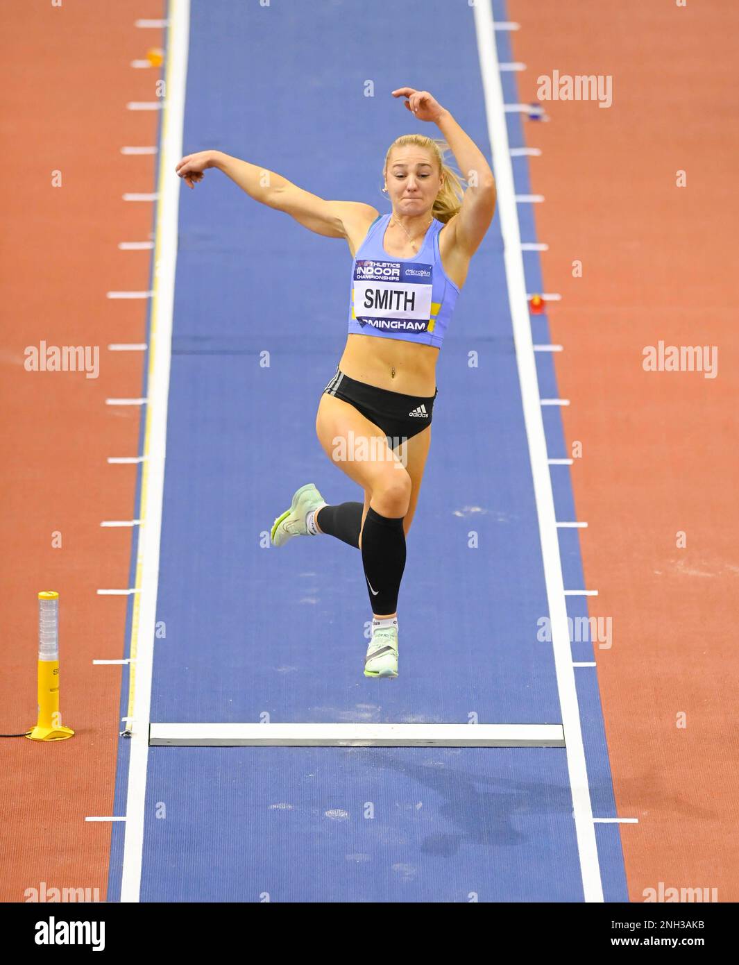 BIRMINGHAM, ENGLAND - FEBRUARY 19: Jodie SMITH during the Long Jump at ...
