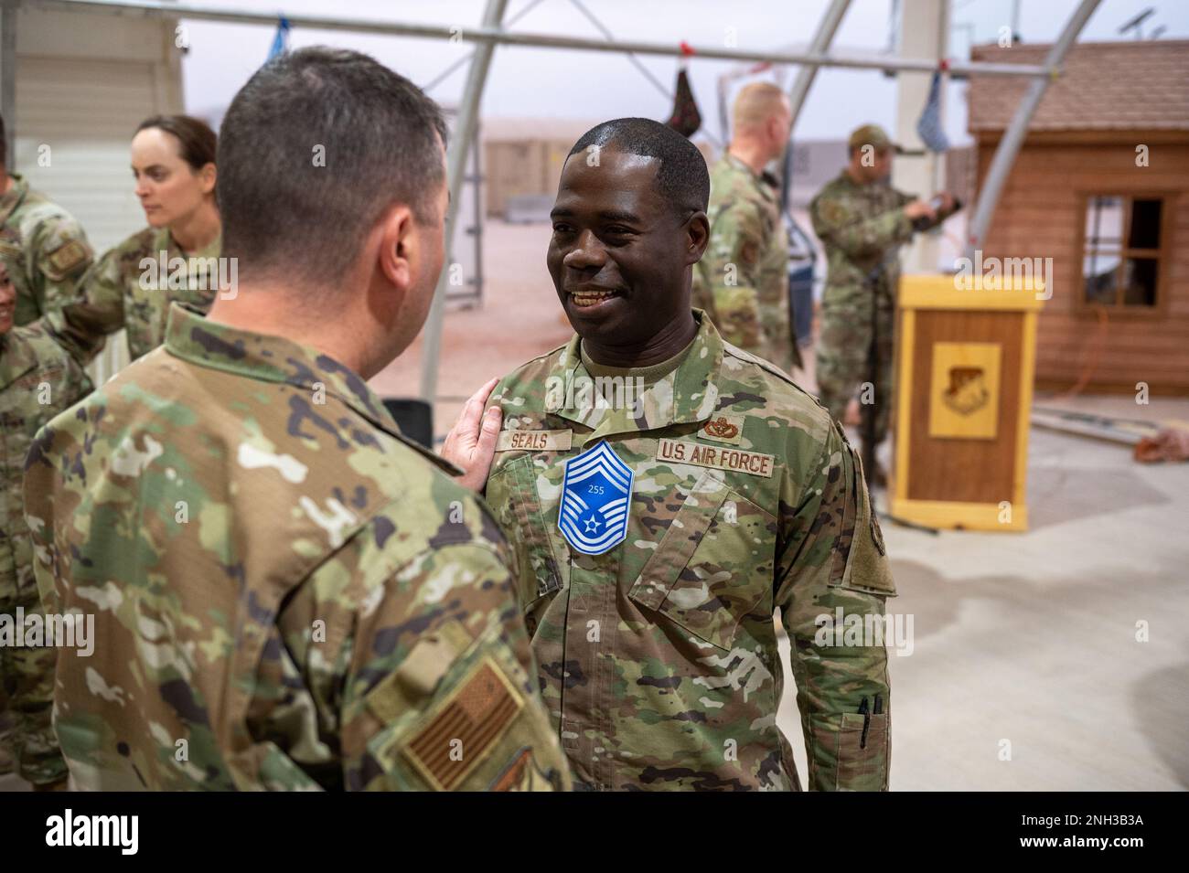 U.S. Air Force Brig. Gen. William Betts, the 378th Air Expeditionary ...