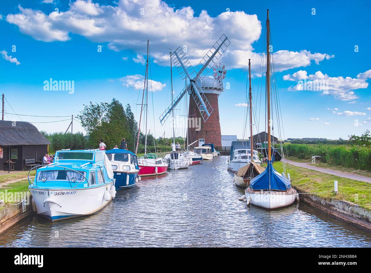 Horsey Wind Pump Norfok UK Stock Photo - Alamy