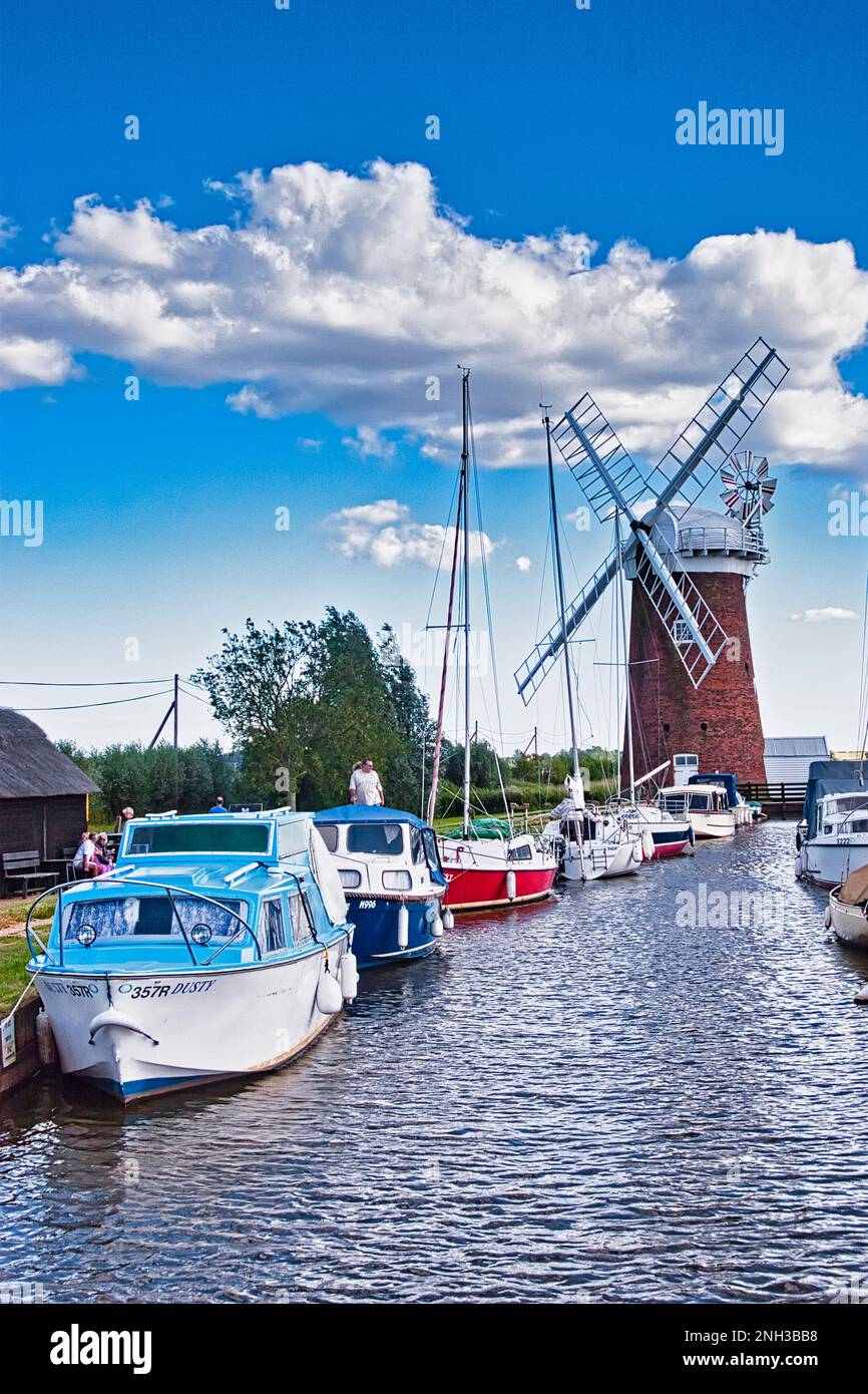 Horsey Wind Pump Norfok UK Stock Photo - Alamy