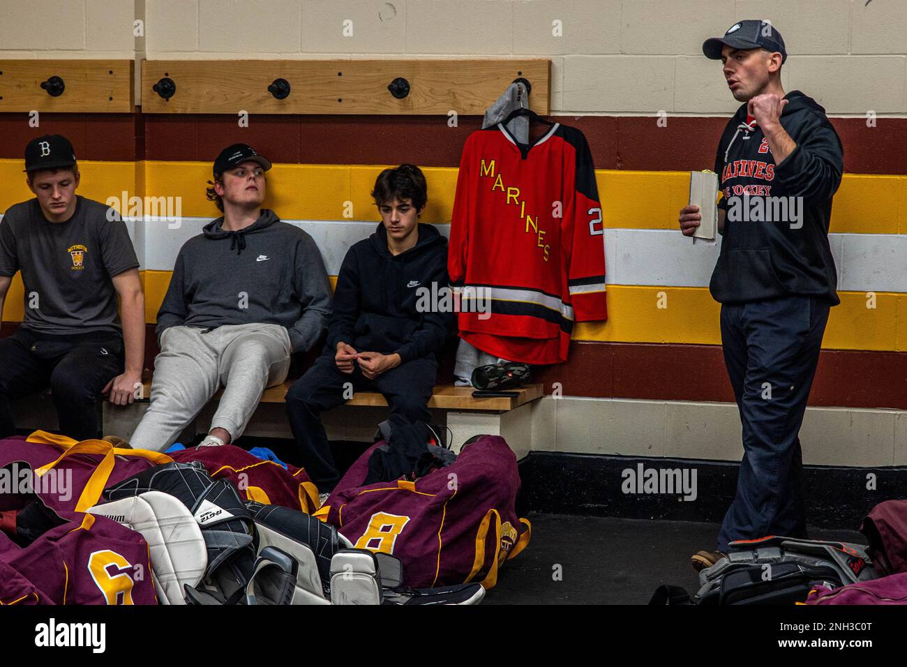 U.S. Marine Corps Maj. Christopher Flood, the commanding officer of ...