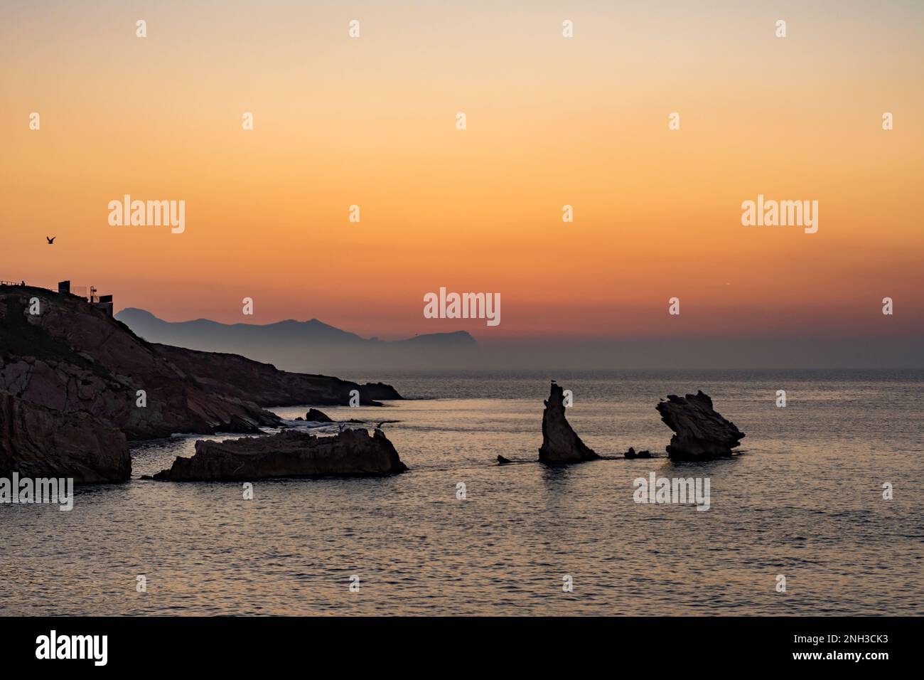 Sunnset sicily hi-res stock photography and images - Alamy